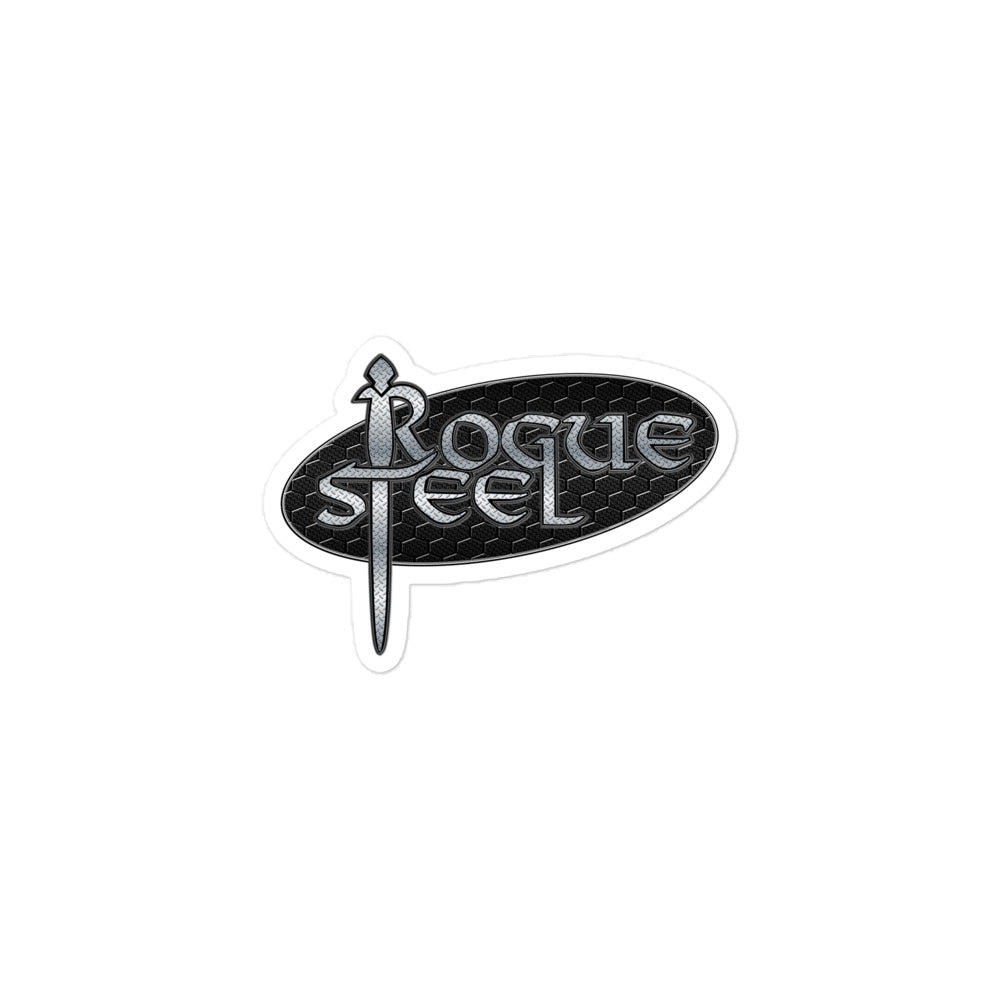 Stickers - Carbon Silver – Rogue Steel