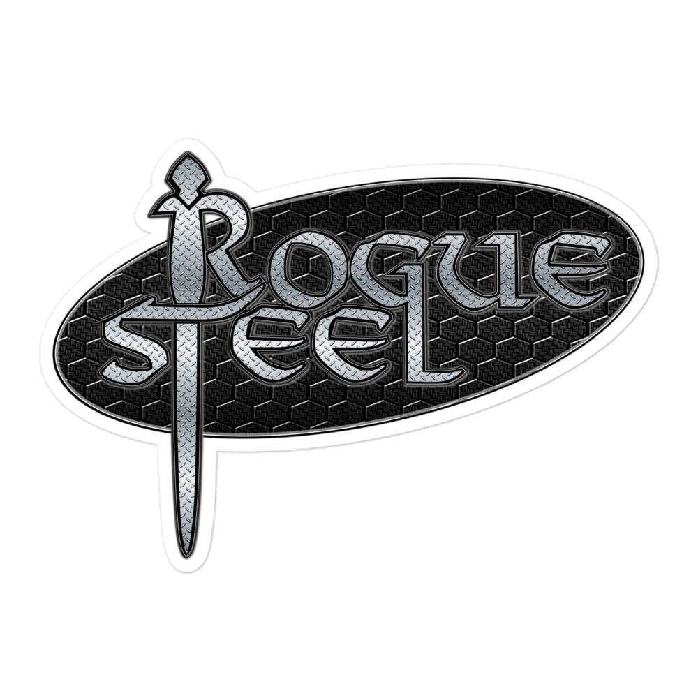 Stickers - Carbon Silver – Rogue Steel